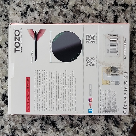 Tozo | Cell Phones & Accessories | Tozo W Wireless Charger Aluminum ...